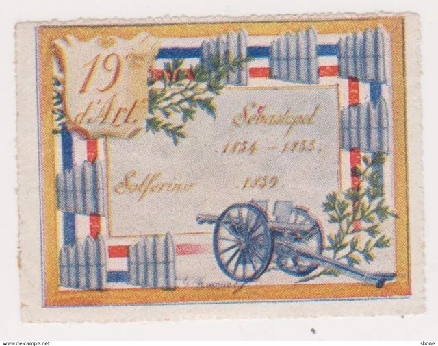 VIGNETTE MILITAIRE DELANDRE - 19ème régiment d'artillerie EUR 2,50 ...