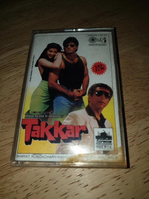 TAKKAR BOLLYWOOD HINDI Cassette Tape Anu Malik Rare Copy £1.50 ...