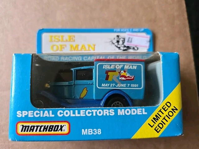 MB38 MATCHBOX FORD Model A Van Isle Of Man 1991 Special Collectors ...