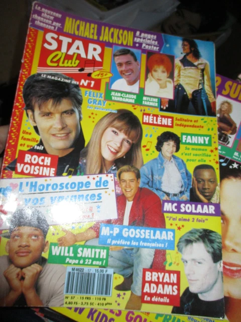 MAGAZINE STAR CLUB 57 mylene farmer helene poster michael jackson EUR ...