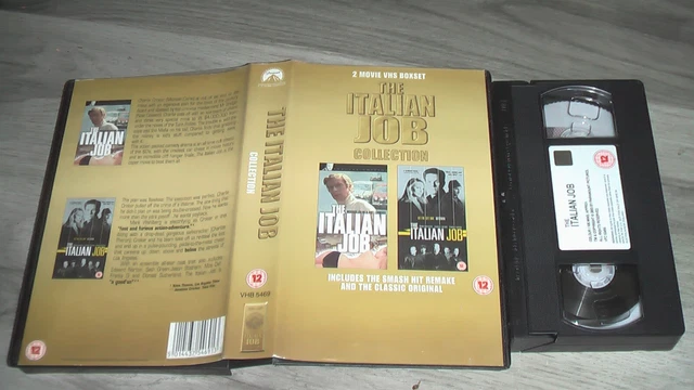 THE ITALIAN JOB Collection Box Set VHS Video Ex Rental Big Box CIC £5. ...