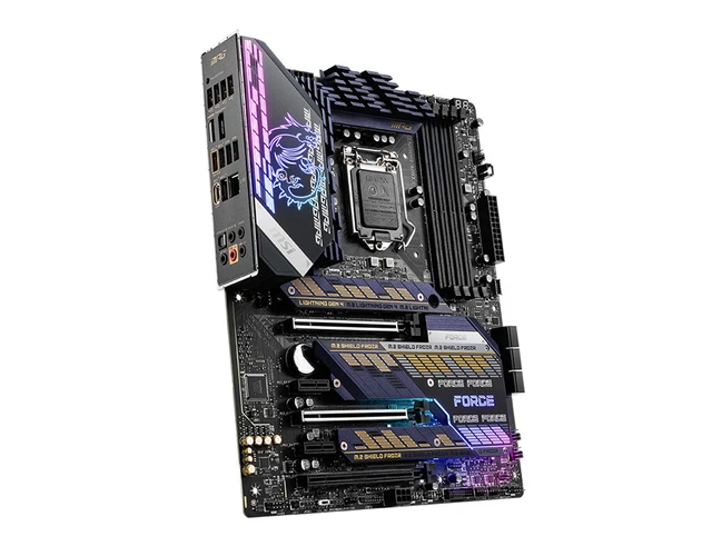 MSI MPG Z590 GamingForce Socket LGA 1200 DDR4 ATX Motherboard (No ...