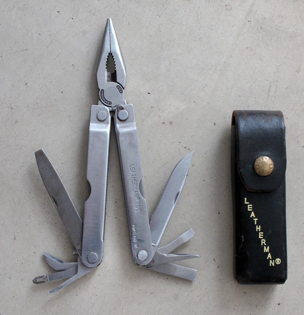 LEATHERMAN PST MULTI TOOL Pince Couteau Multifonctions avec étui cuir ...
