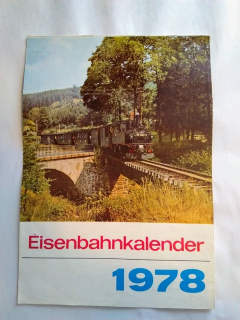 DDR TRANSPRESS KALENDER Eisenbahnkalender 1978 EUR 27,00 - PicClick DE