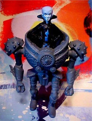 MCDONALD'S HAPPY MEAL Dreamworks Megamind Mech Ejection costume figure ...
