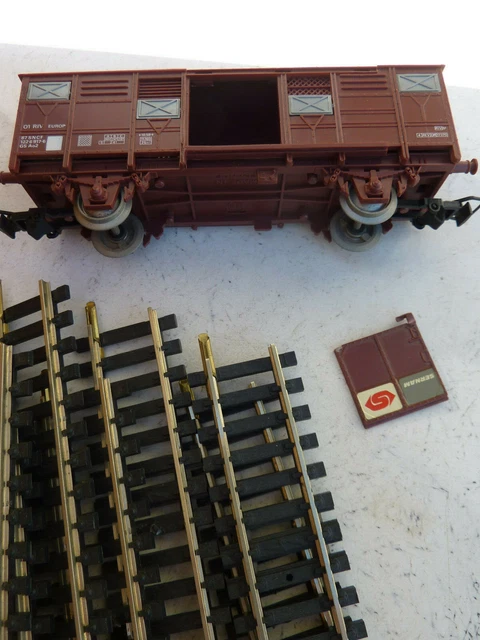 RAILS TOYS TRAIN jouet circuit ferroviaire chemin de fer JOUEF wagon ...