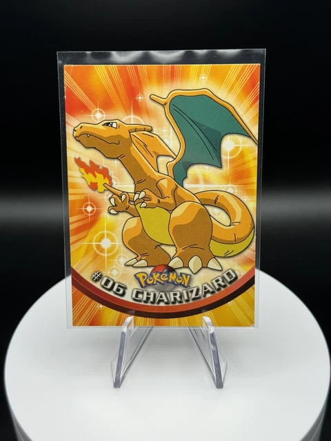 CHARIZARD #06 TOPPS TV Animation Edition Étiquette Bleue Non Holo ...