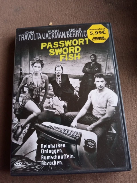PASSWORT SWORD FISH DVD John Travolta Hugh Jackman Halle Berry EUR 1,00 ...