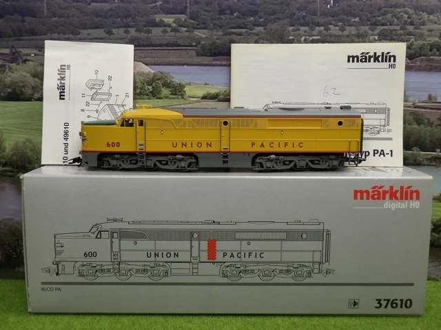 MÄRKLIN 37610 H0 Diesellok Union Pacific X-600 in OVP (LX) C0607 EUR ...