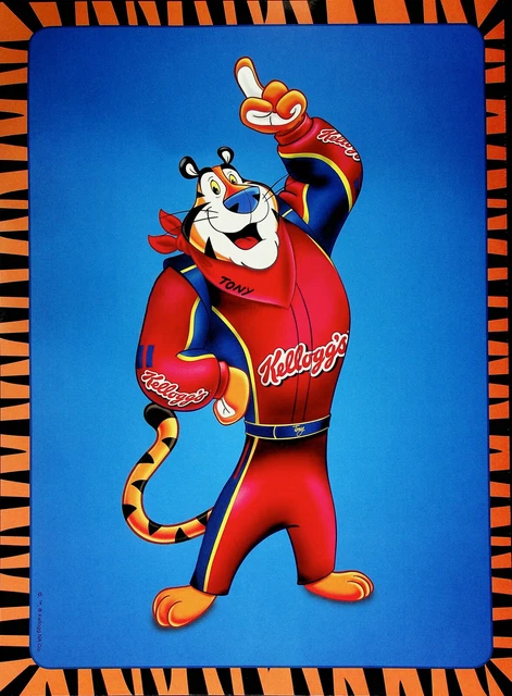 TONY THE TIGER Kelloggs Racing Team Cereal Poster 9.5"x13" NASCAR £12. ...