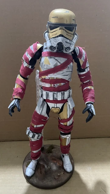KIT MODELLINO IN plastica scala Stormtrooper Bandai 1/6 Statuetta Star ...