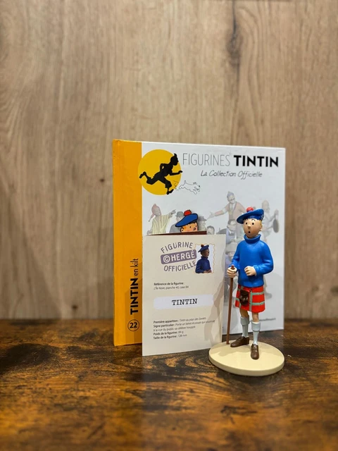 FIGURINE TINTIN COLLECTION officielle n° 22 »TINTIN EN KILT » EUR 36,50 ...