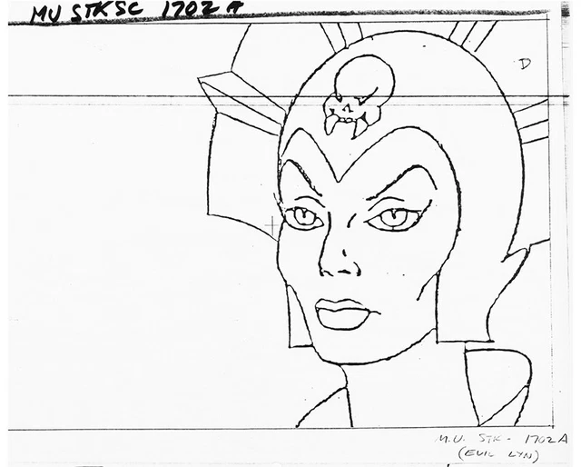 HE-MAN/SHE-RA MASTERS OF the Universe EVIL-LYN layout reference EUR 11 ...