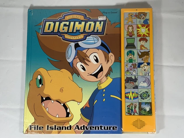 DIGIMON DIGITAL MONSTERS Play a Sound Book, File Island Adventure TOUT ...