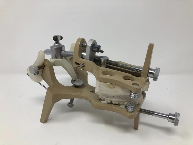 VINTAGE ORIGINAL GNATUS (GALLETI) DENTAL ARTICULATOR Dental Lab $49.99 ...