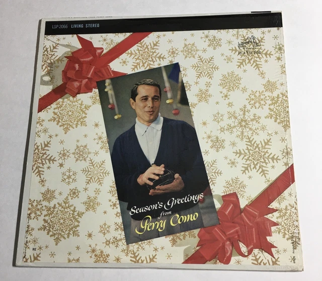 VTG 1959 SEASONS Greetings from Perry Como Christmas Vinyl LP Record ...