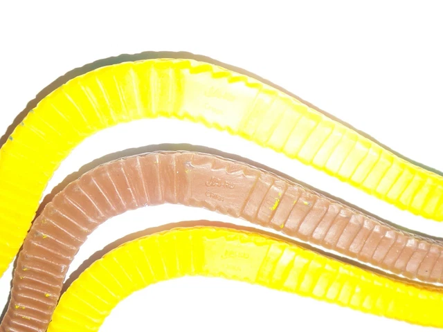 LOT OF 3 JA-RU Toy Snakes PVC Flexible Yellow Brown Striped ...