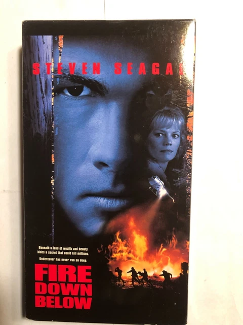 FIRE DOWN BELOW Steven Seagal, Marg Hekgenberger Vhs £7.42 - PicClick UK