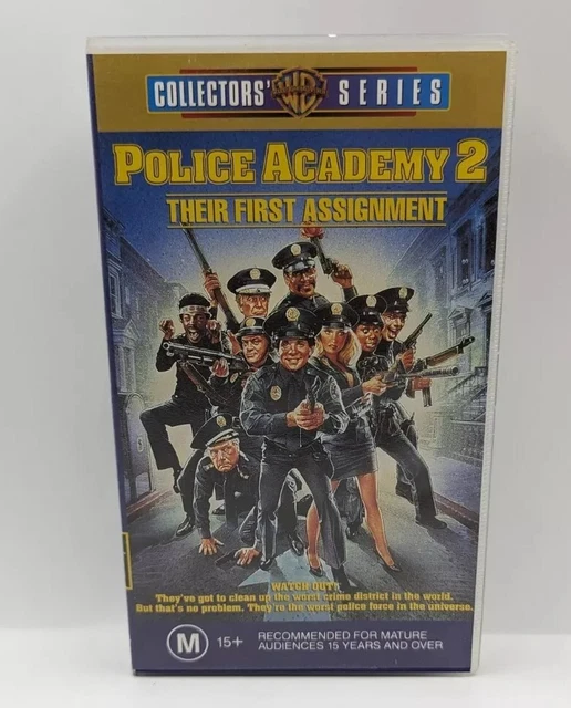 VHS POLICE ACADEMY 2 Their First Assignment, VHS Tape, Vintage Video ...