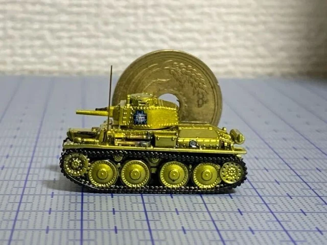 GIRLS UND PANZER 1/144 Oarai Girls' High School 38(t) Tank Pre-painted ...