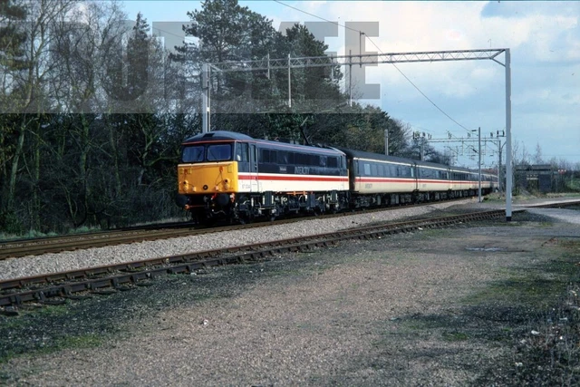 35MM SLIDE BR British Rail Electric Loco Class 87 87004 Balsall 1992 ...