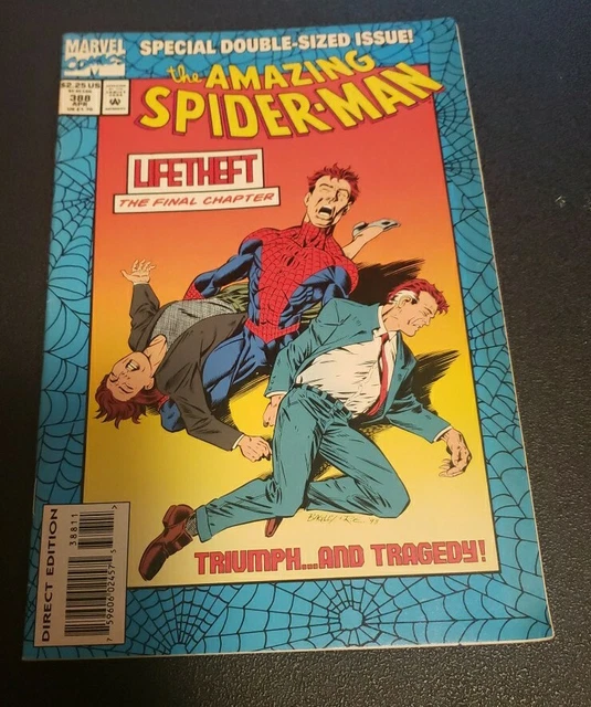 AMAZING SPIDER-MAN #388 Direct Edition Couverture sans feuille Marvel ...