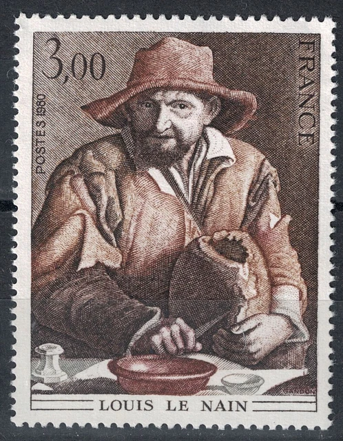 FRANCIA 1980 ARTE (Louis Le Nain, La famiglia del contadino) MNH** EUR ...