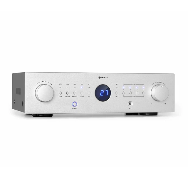 AMPLIFIER HI FI System Bluetooth Stereo CD Player Multi Channel Remote ...