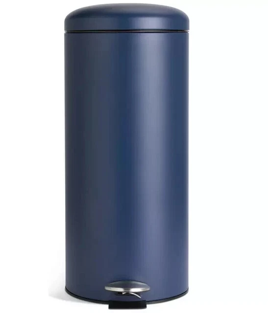 HABITAT PEDAL BIN 30 Litre Domed Navy Bin For Home Office & Kitchen ...
