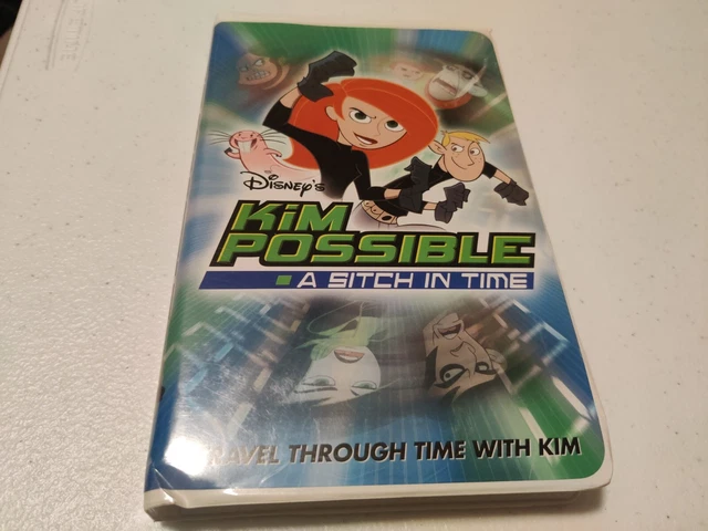 KIM POSSIBLE A Sitch In Time VHS 2004 Disney Cartoon Clamshell Case ...