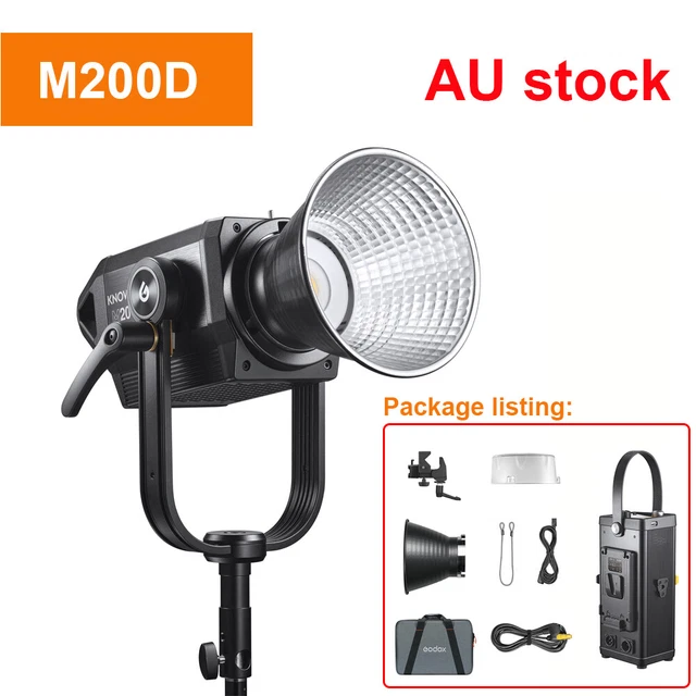 GODOX M200D 230W KNOWLED Daylight Continuous LED Video Light with ...