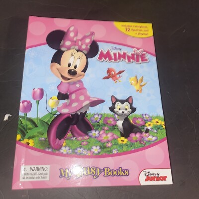 DISNEY JUNIOR MINNIE My Busy Books - book and figures, play mat £12.35 ...