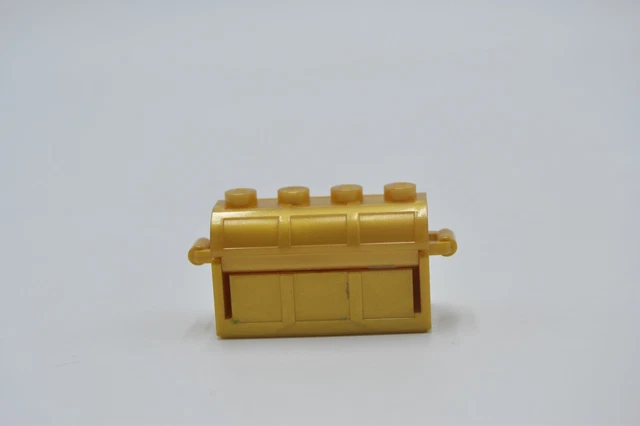 LEGO TREASURE BOX Open Pearl Gold Container Treasure Chest Bottom ...
