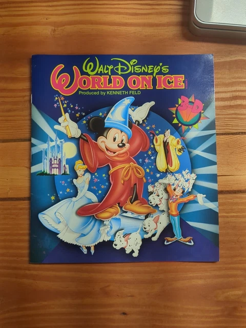 WALT DISNEY WORLD On Ice Book 1995 Vintage Program Guide RARE: NO MAX ...