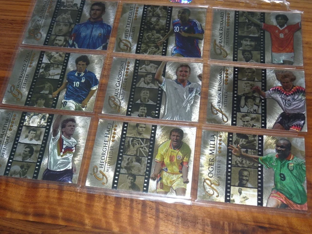 FUTERA UNIQUE LEGENDS 2009 choose 1 card Zola Rijkaard Hagi Cantona ...