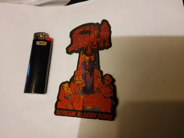 DEATH SCREAM BLOODY Gore Shape Patch, Heavy Metal, Death Metal EUR 25 ...