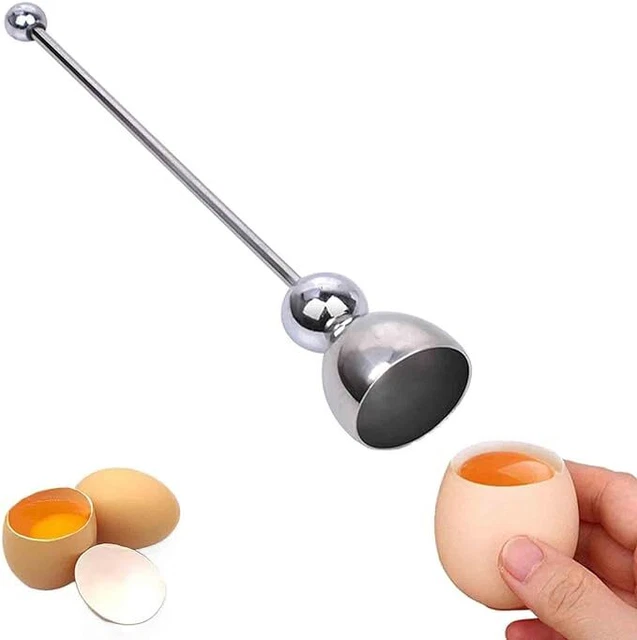 GERMAN EGG CRACKER, Stainless Steel Egg Opener for Hard Soft Boiled ...