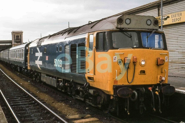 UK DIESEL TRAIN Railway Photograph Of Class 50 50031. Rm50-191 £1.70 ...