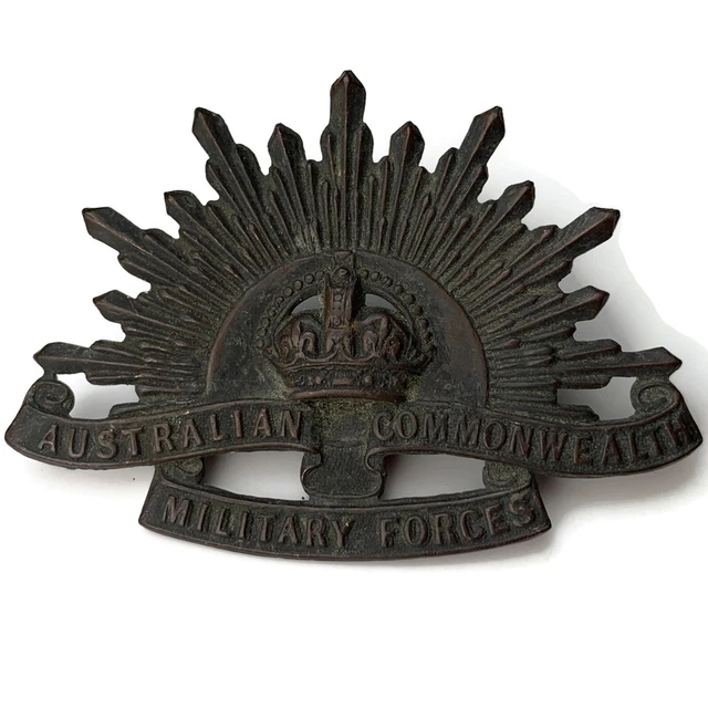 ORIGINAL AUSTRALIAN ARMY Division Commonwealth Military Forces Cap ...