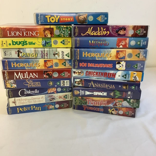 18X CLASSIC DISNEY VHS Children's Films Bundle VHS Job Lot Video Tapes ...
