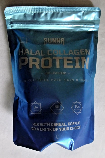 SUNNA SUPPLEMENTS - Halal Collagen Protein Powder - 250g - Sealed - BB ...
