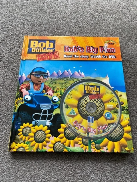 BOB THE BUILDER 'Bob's Big Plan' hardback book with DVD £2.50 - PicClick UK