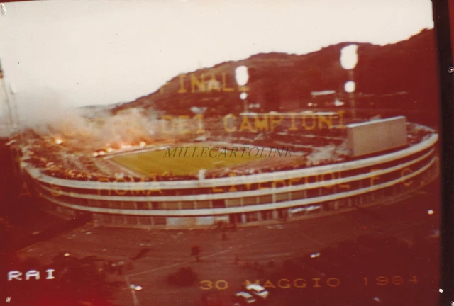 CALCIO - ROMA Liverpool 1984 Fotografia Finale Coppa Campioni Diretta ...