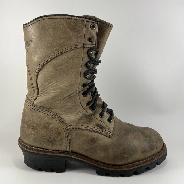 VINTAGE RED WING Shoes Gore-Tex Logger Boots 194037 0692 Mens Size 10.5 ...