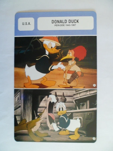 CARTE FICHE CINEMA Donald Duck Periode 1943-1967 EUR 2,50 - PicClick FR