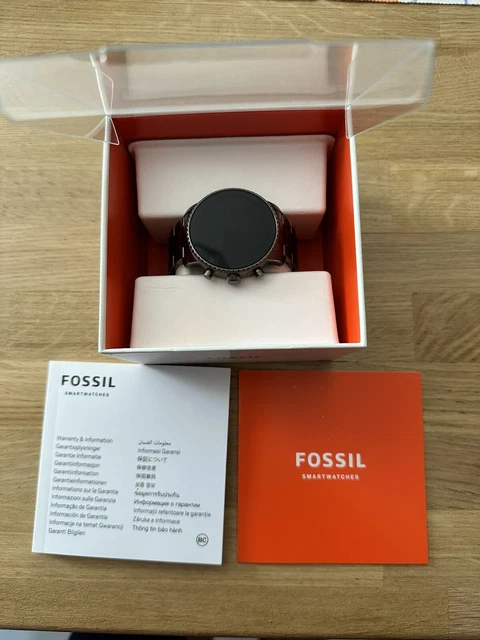FOSSIL FTW4012 - Smartwatch Uomo con Cinturino in Acciaio Inox EUR 135 ...