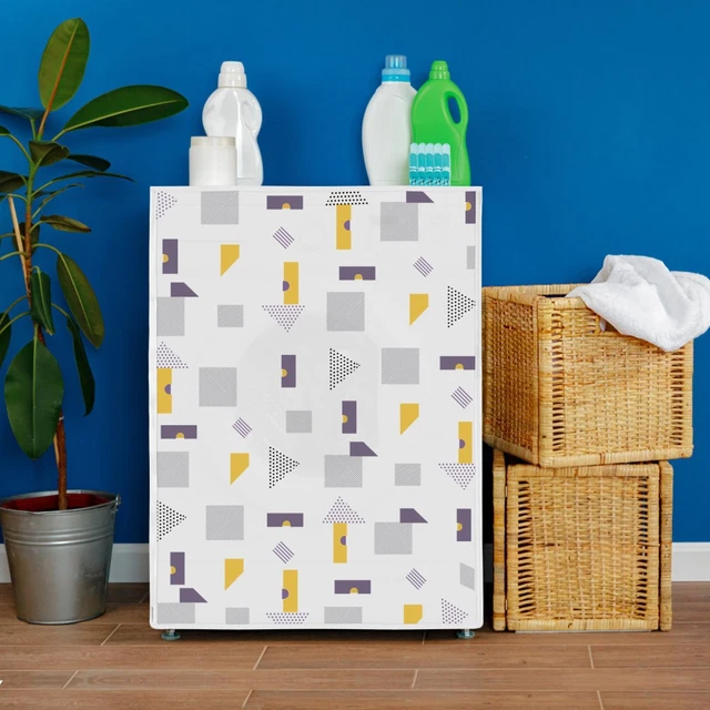 FULL COVERED WASH Machine Cover Dustproof PEVA Fabric for Dryer and ...