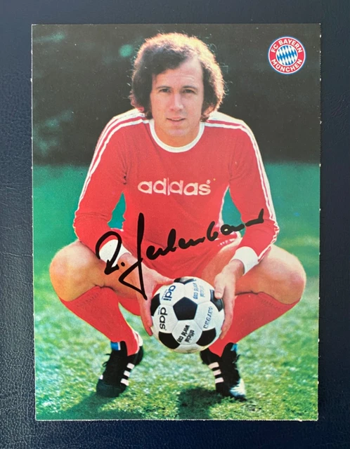 FRANZ-BECKENBAUER FC BAYERN München Autogrammkarte Top Zustand EUR 15 ...