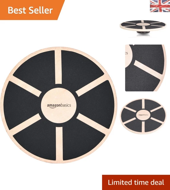 PROFESSIONAL WOOD WOBBLE Balance Board - 120kg Capacity - Home & Gym ...