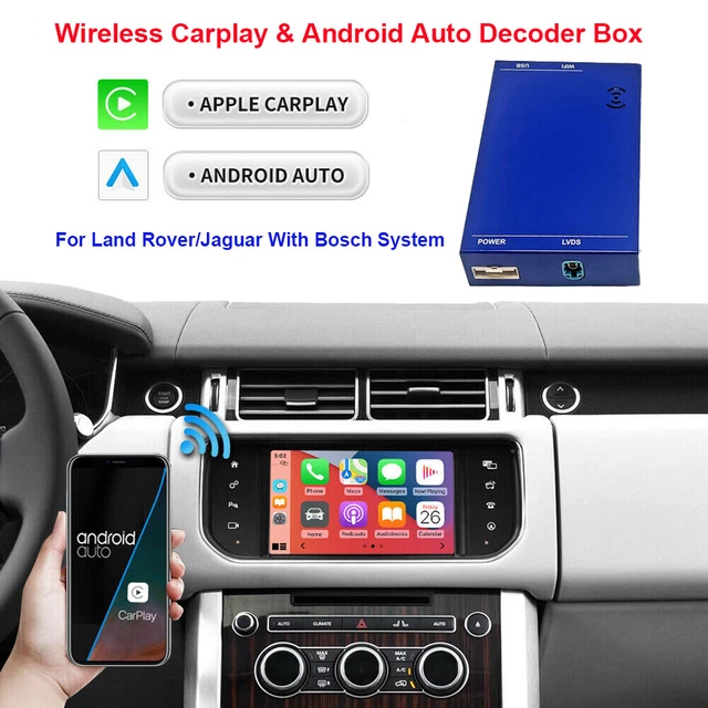 WIRELESS IOS CARPLAY Android Auto Decoder Box Retrofit Kit for Land ...